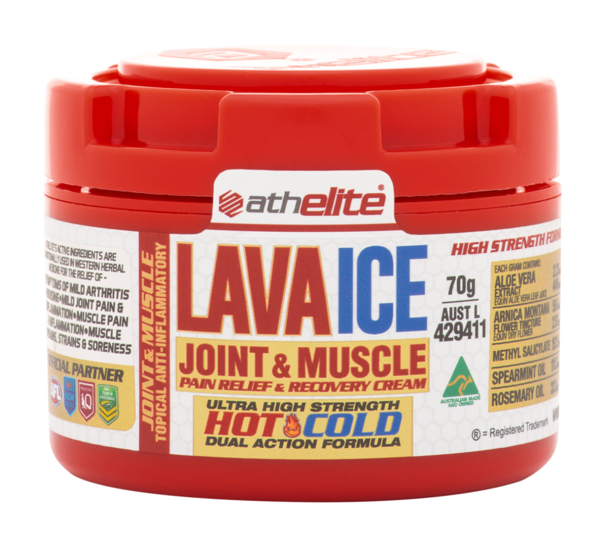 athELITE BEAST JOINT & MUSCLE PAIN RELIEF & RECOVERY CREAM 70G – ATHELITE