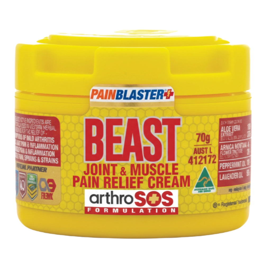 PAIN BLASTER BEAST JOINT & MUSCLE PAIN RELIEF CREAM 70G – ATHELITE